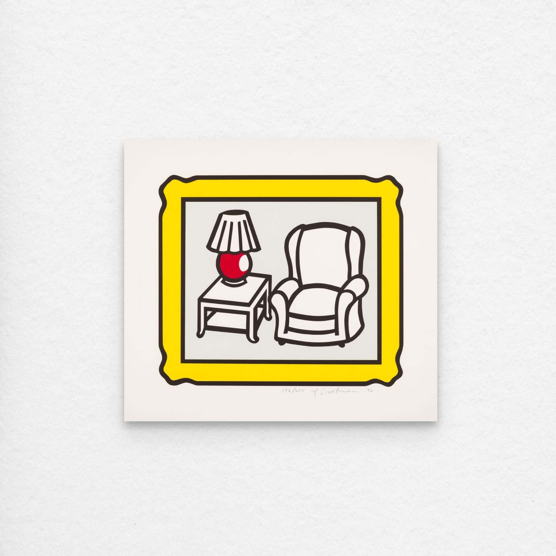 Red Lamp - Roy Lichtenstein - Galerie Art Affair Regensburg